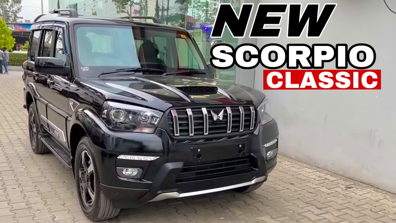 NEW SCORPIO CLASSIC S11 TOP MODEL BLACK COLOUR || MAHINDRA SCORPIO ...