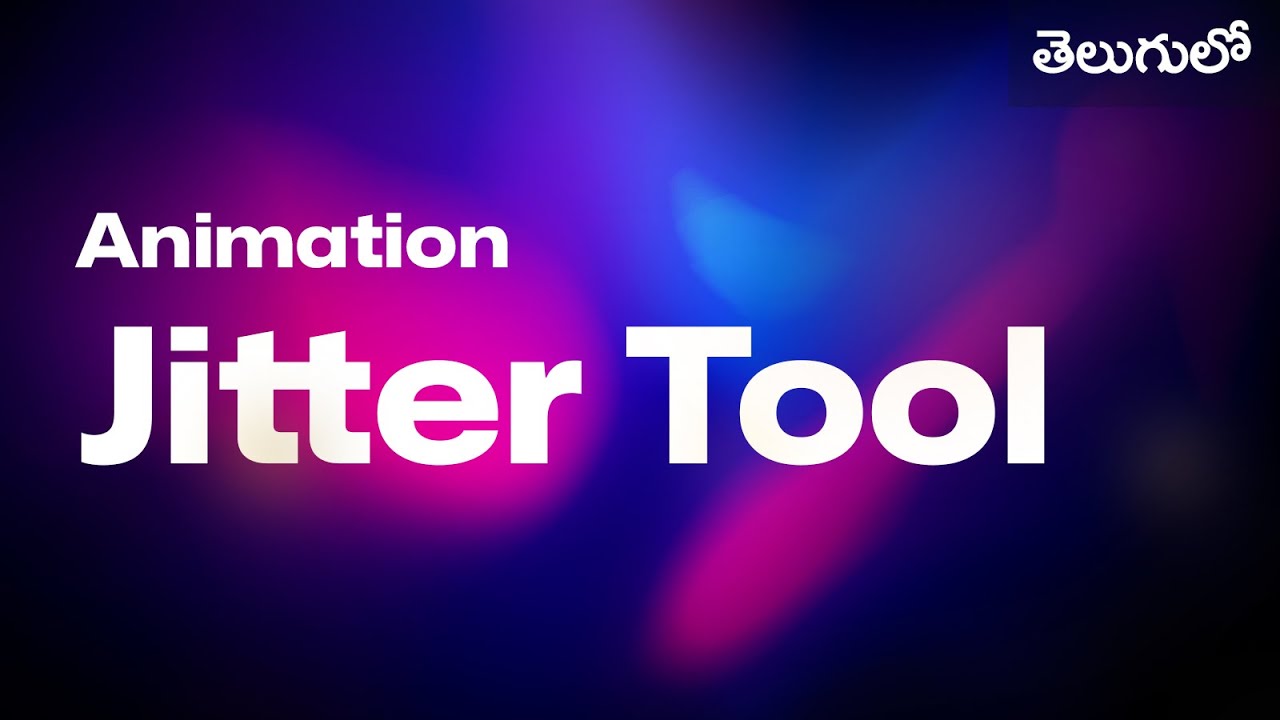 Jitter Animation | Figma | Telugu #UIUXTelugu - YouTube
