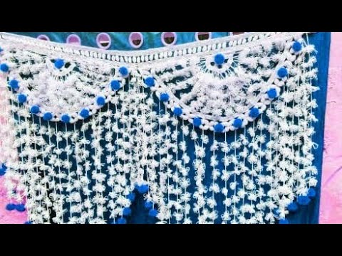 new gate parda design| gate hanging| door hanging| toran design| woolen ...