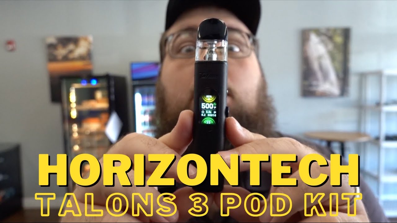 WORLD'S FIRST SUB-OHM POD KIT?! - HORIZONTECH TALONS 3 POD - YouTube