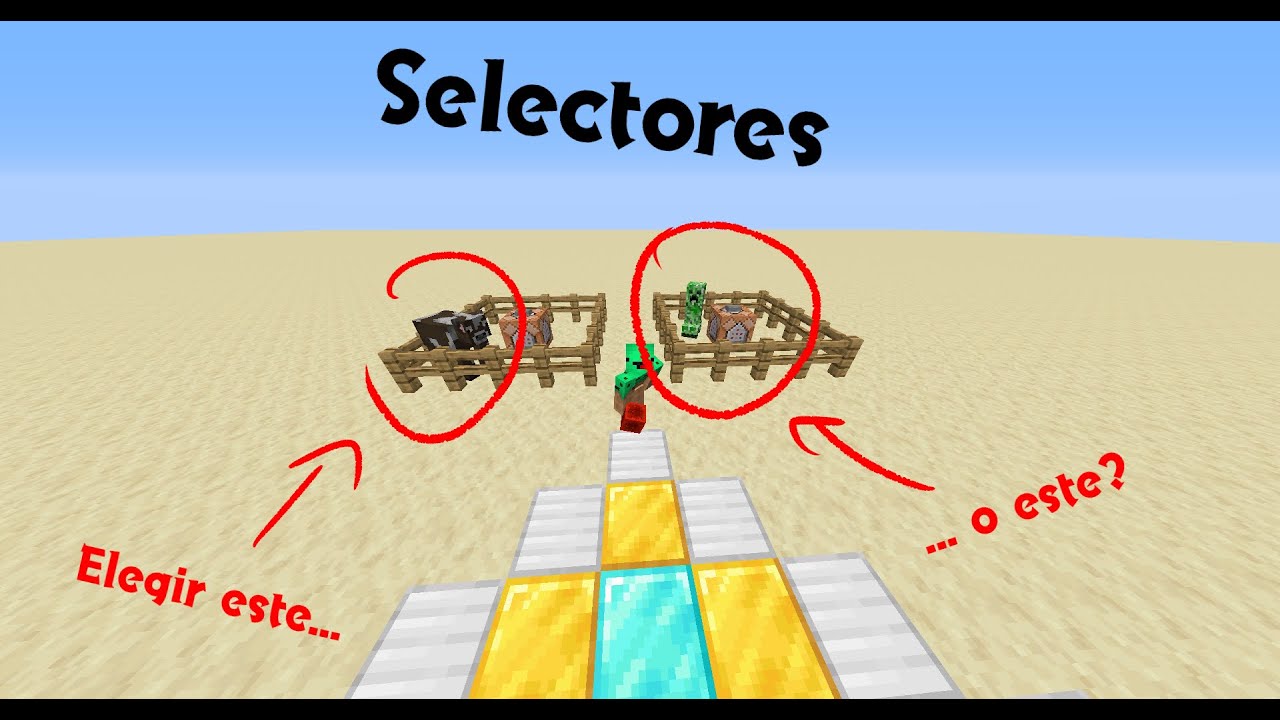 Selectores | Minecraft Datapack Tutorial - YouTube