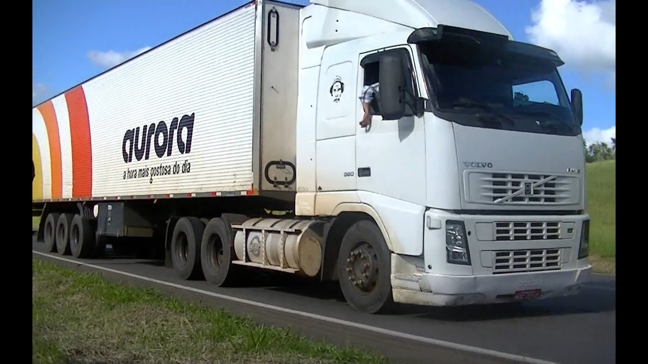 CARRETA VOLVO 6X2 CAMARA FRIA DA AURORA - YouTube