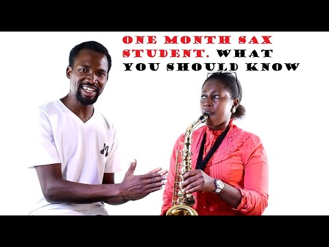 ONE MONTH SAX STUDENT with MOSAX- What You should Know! - YouTube