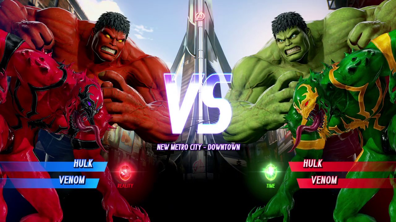 Red Hulk and Red Anti-Venom vs Hulk and Green Anti-Venom - YouTube