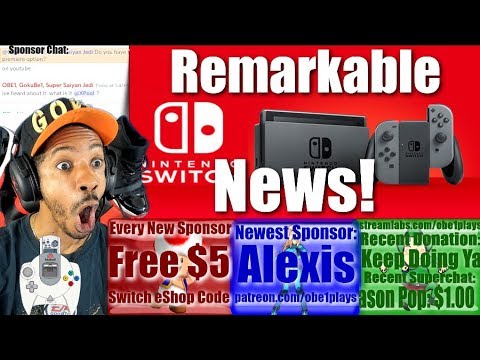 REMARKABLE NINTENDO SWITCH NEWS! - YouTube