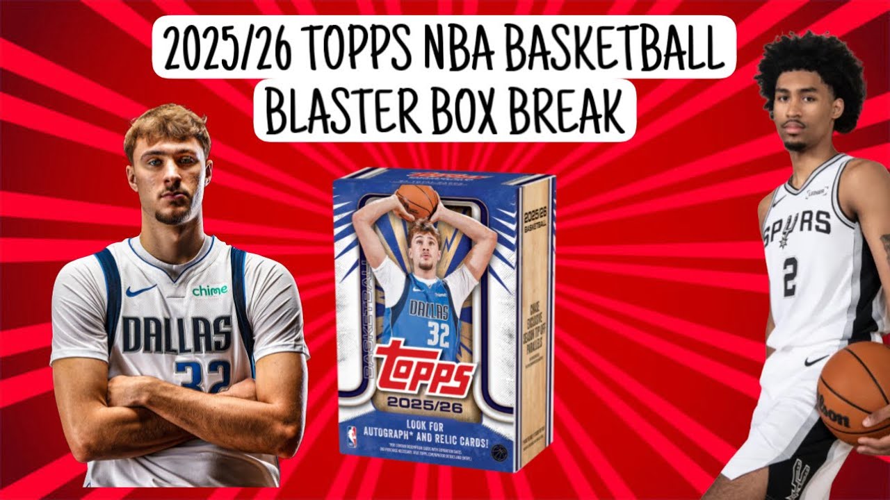 TOPPS 2025/26 NBA BASKETBALL BLASTER BOX BREAK - YouTube