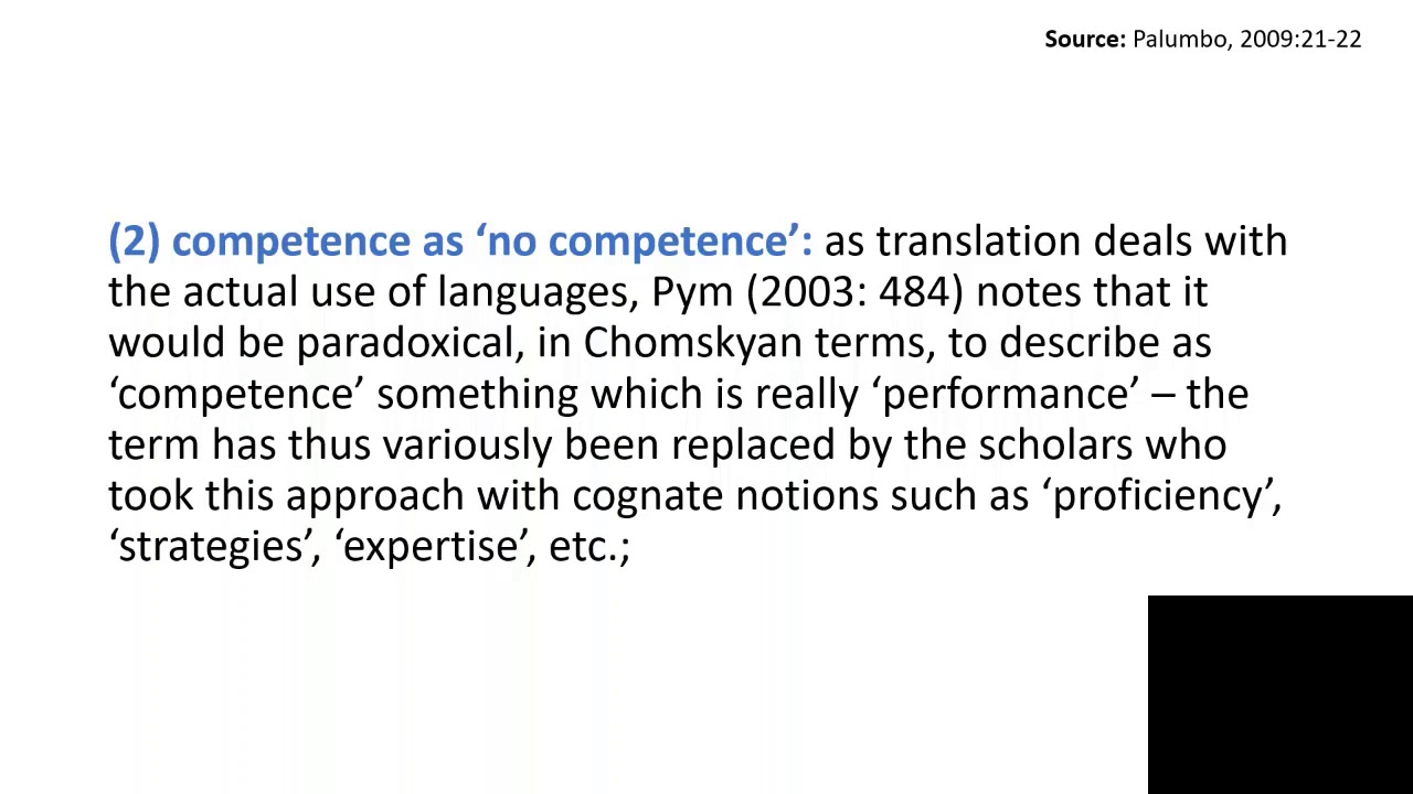 Translation competence mini lecture PART 1 Trim - YouTube