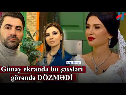 Günay ekranda bu şəxsləri görəndə DÖZMƏDİ - Zaur onu sakitləşdirə bilmədi... - FOTO
