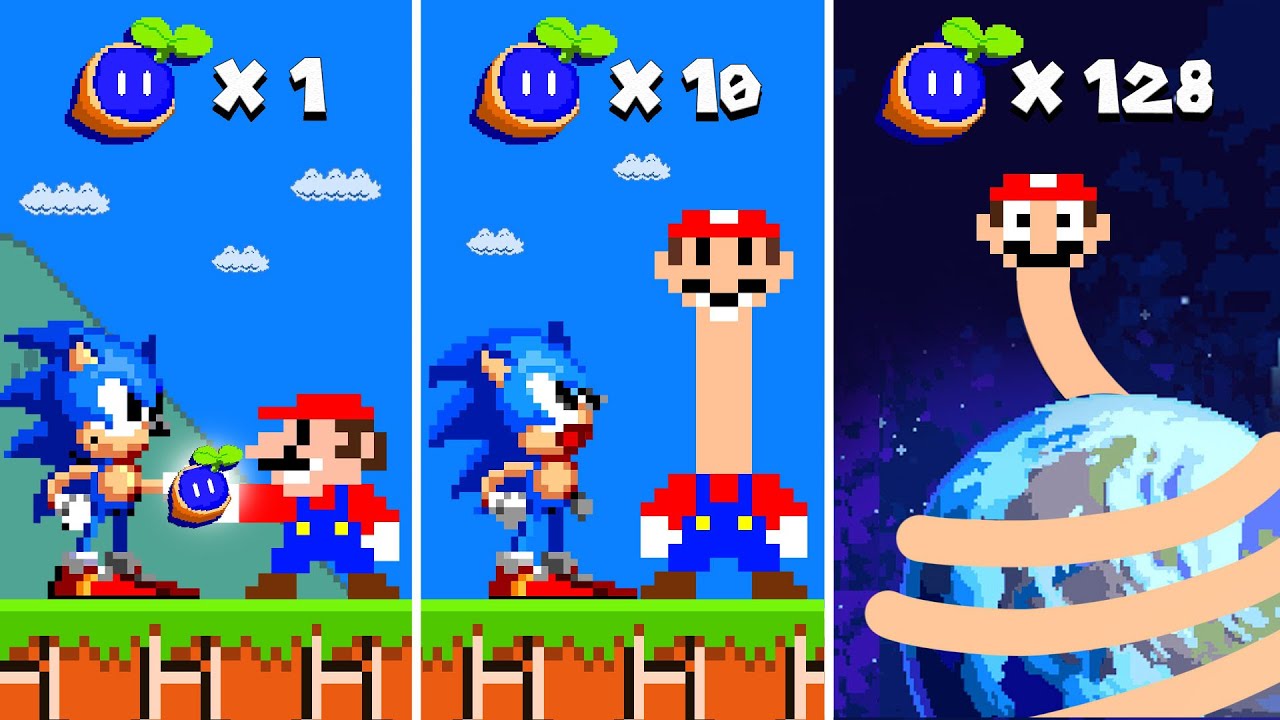 Super Mario Bros. But What Happens When Mario Can Stretch His Body ...