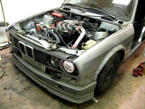 M20B25 2.8 Stroker turbo Touring startup 2010. - YouTube