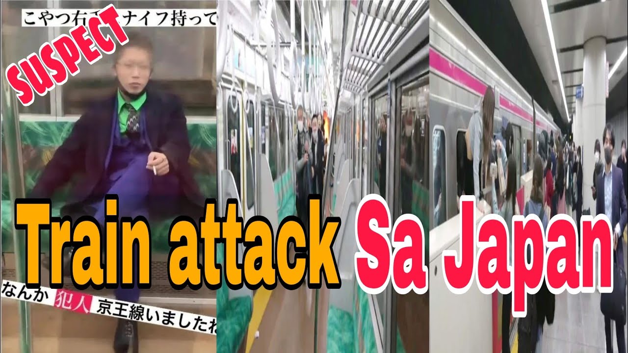 Knife and fire attack on Tokyo train japan,man in joker attire arrested ...