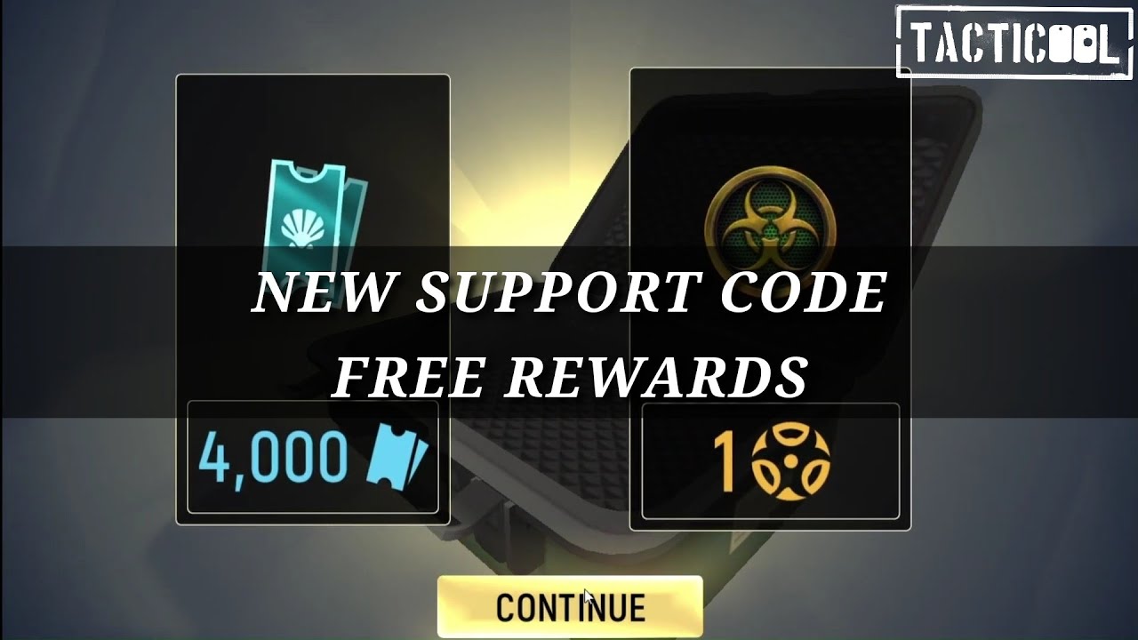 Tacticool: NEW SUPPORT CODE - FREE REWARDS ! Check It Out ! 2024 - YouTube