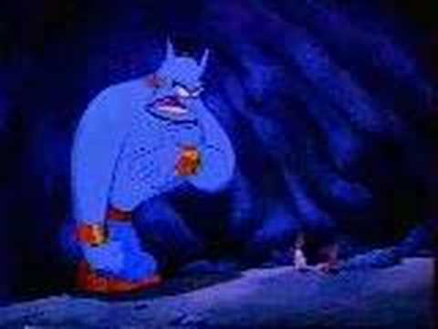 Aladdin spirit in the lamp - Are you looking at me? - YouTube