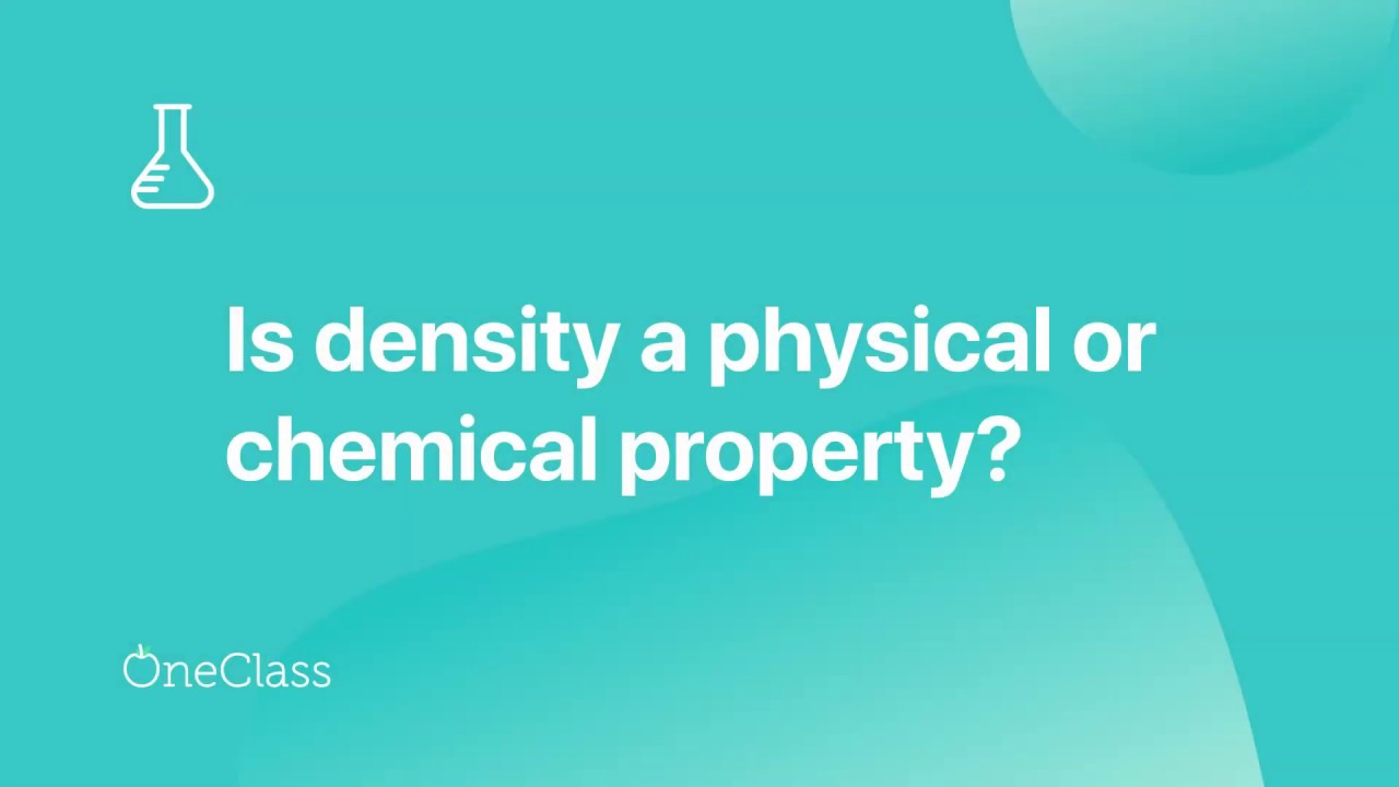 Is density a physical property - YouTube