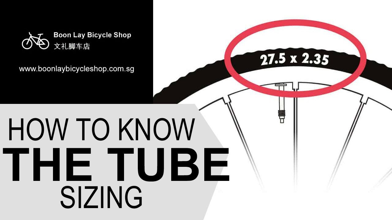 Bicycle | Guide | How to know the tube size - YouTube