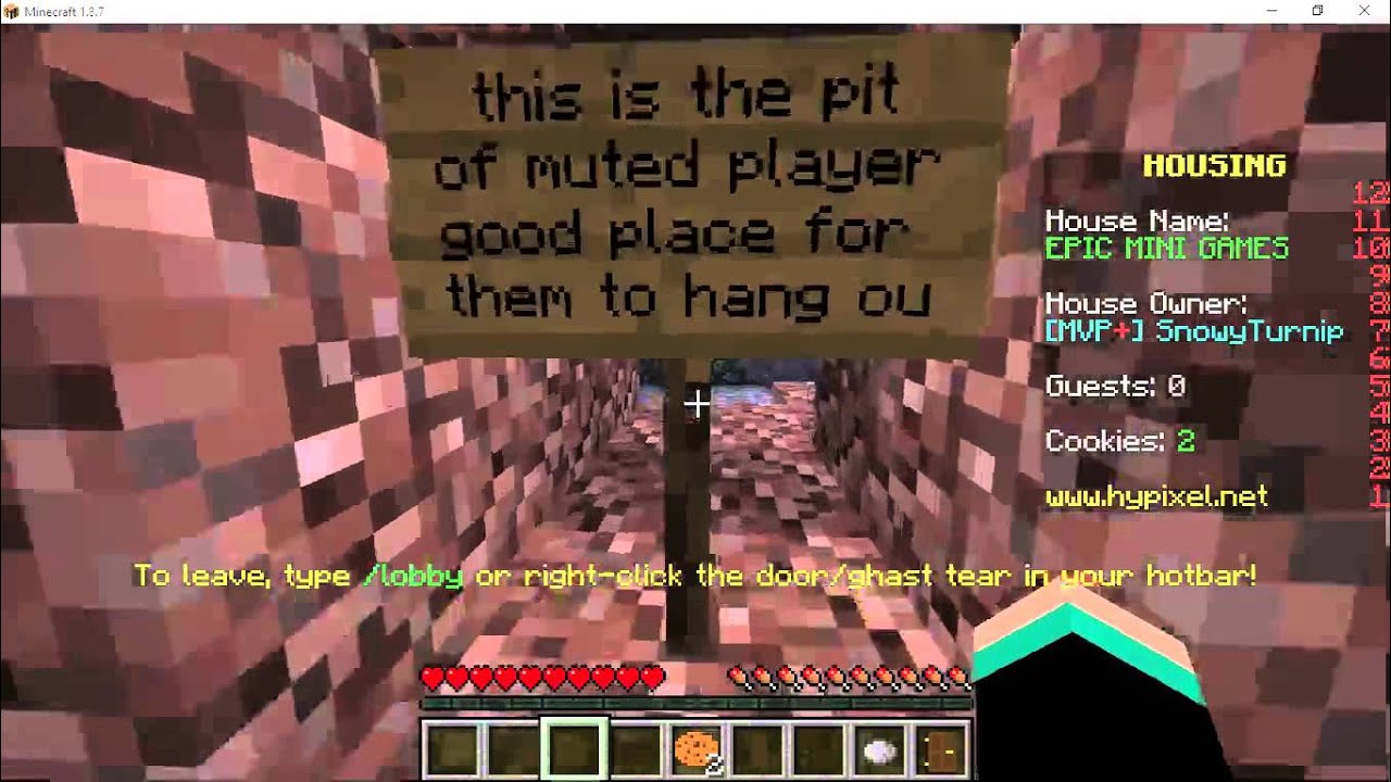 hypixel housing #2 - YouTube