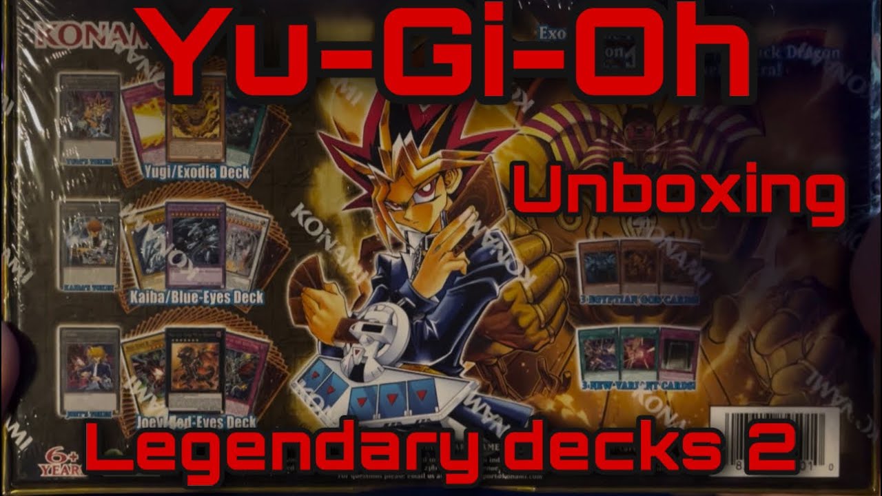 Yugioh Legendary Decks 2 Unboxing! 2020! - YouTube