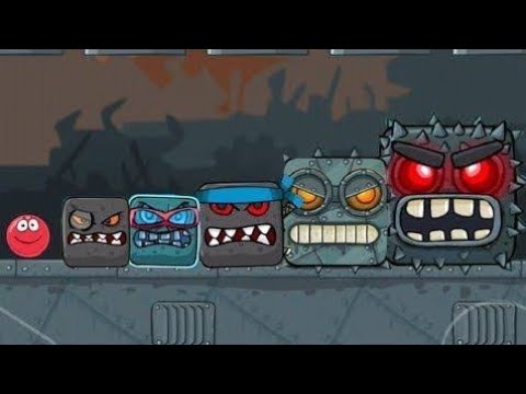 Red Ball 4 All Bosses Challenge Gameplay - YouTube