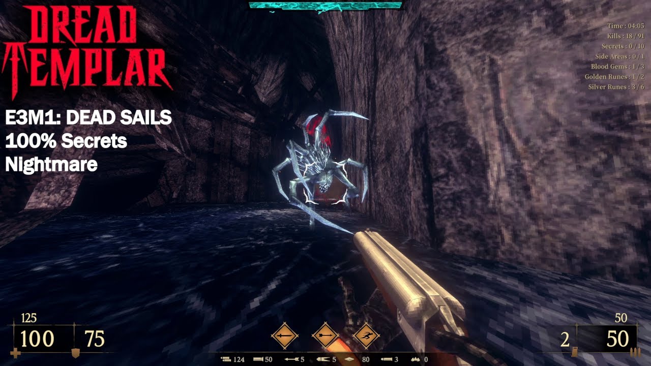Dread Templar - E3M1: Dead Sails (Nightmare, 100% Secrets) - YouTube