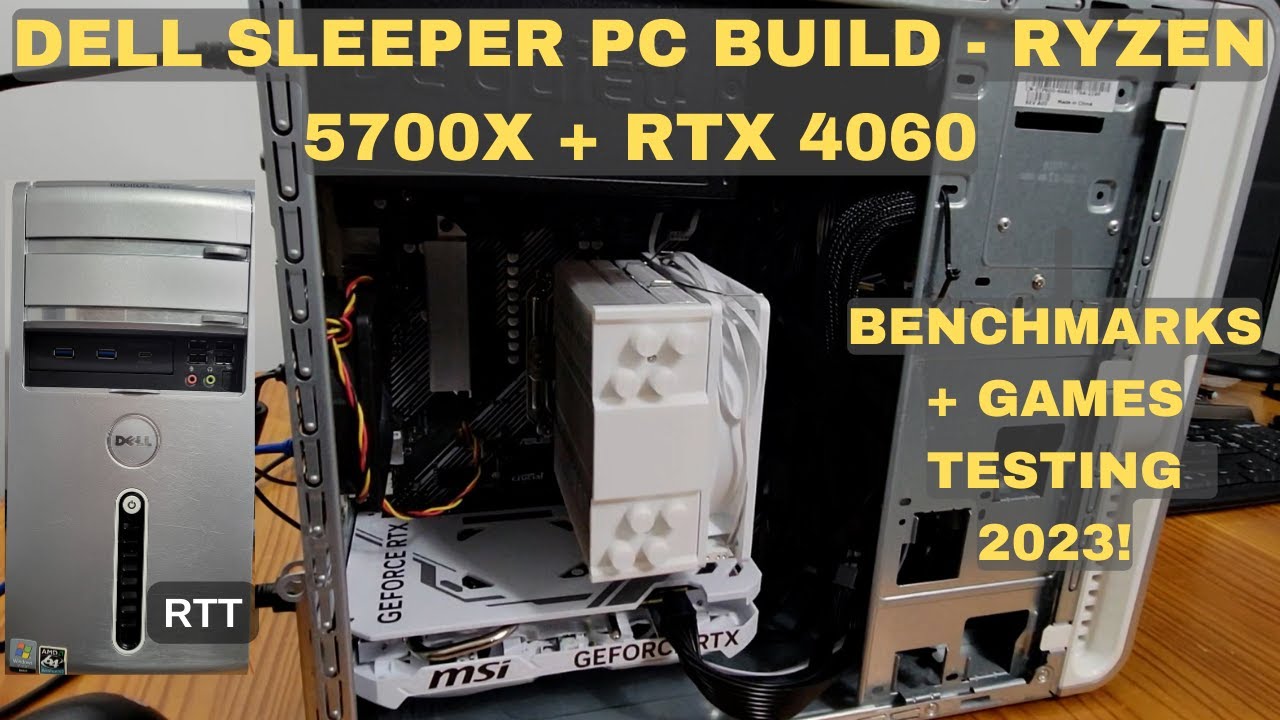 Dell Sleeper PC Build Ryzen 5700x + RTX 4060! - YouTube