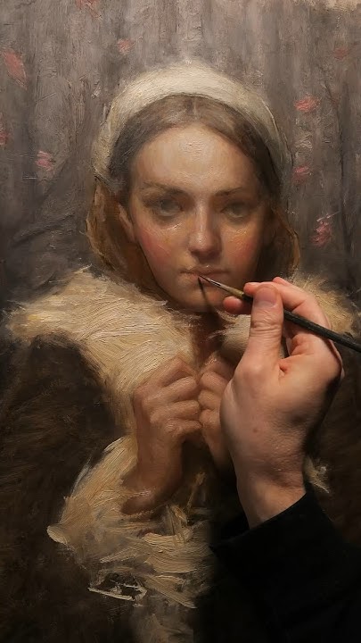 Starting a portrait with a grey underpainting is one of the best ways to learn layering of oil ...