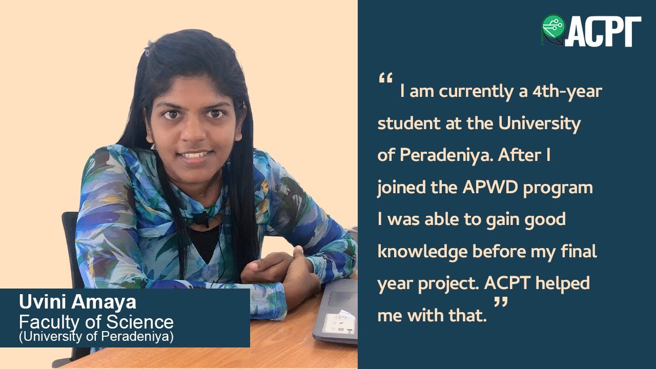 I joined the APWD program I was able to gain good knowledge before my ...