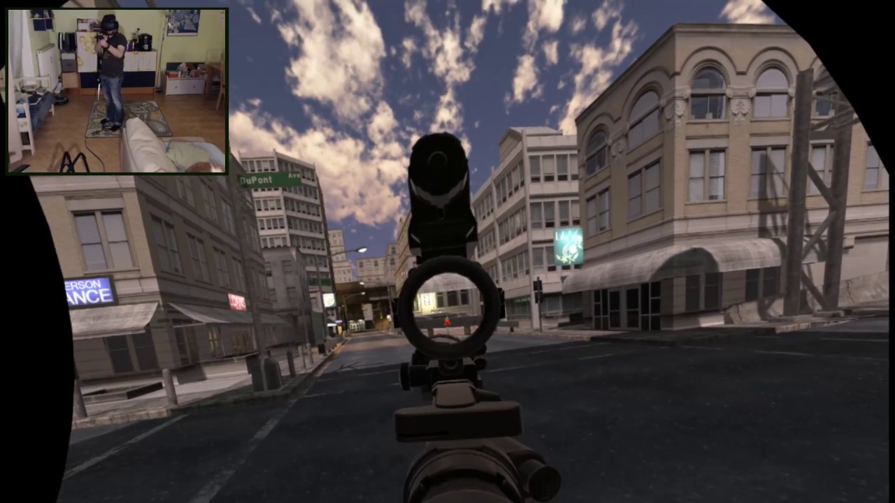 ProTubeVR - Fieldtest of the VR rifle stock - YouTube