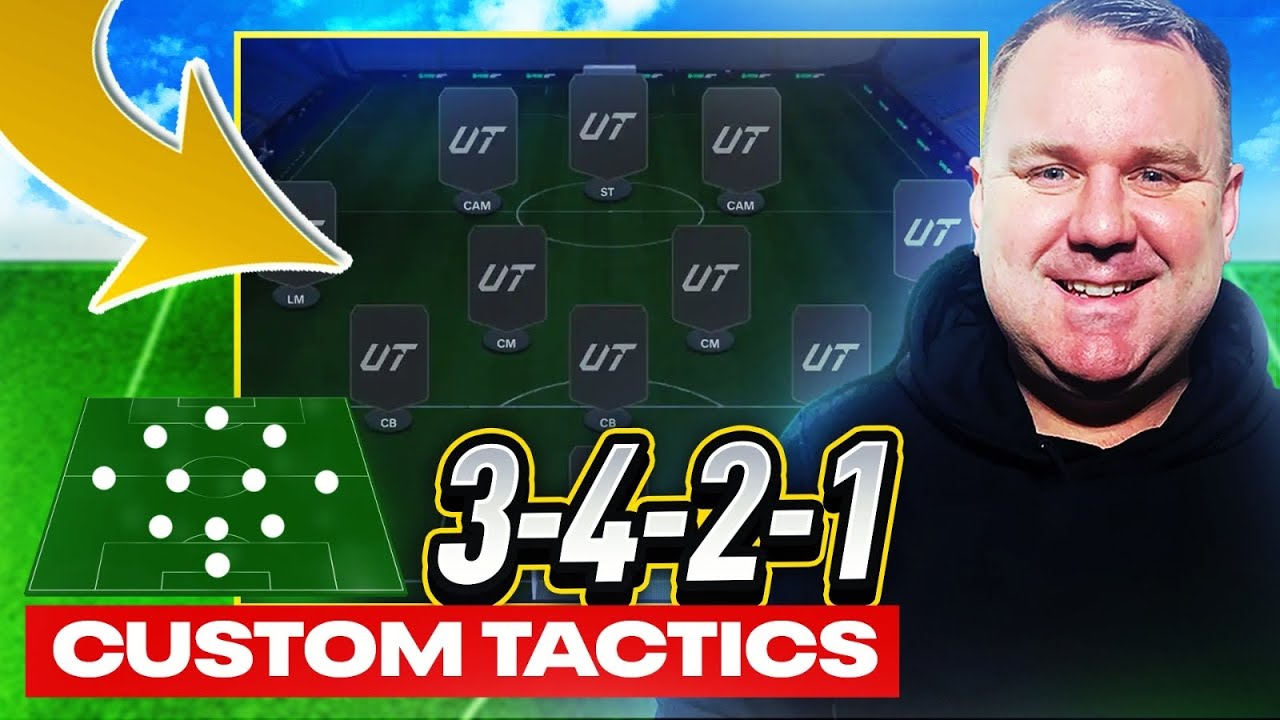 EAFC 25 - ULTRA ATTACKING 3421 CUSTOM TACTICS & PLAYER ROLES!! - YouTube
