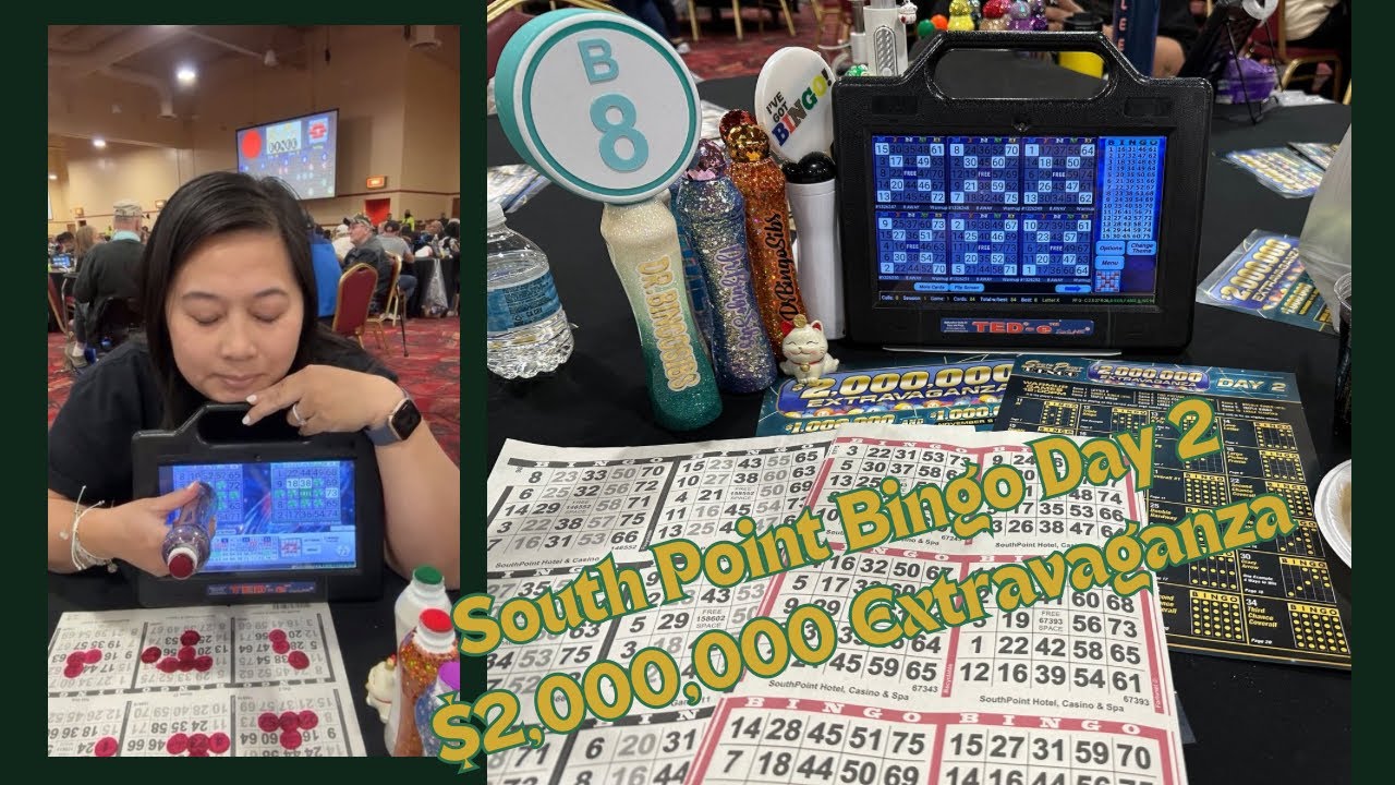 🔴 Did I Win At The $2 Million Dollars South Point Bingo Extravaganza ...