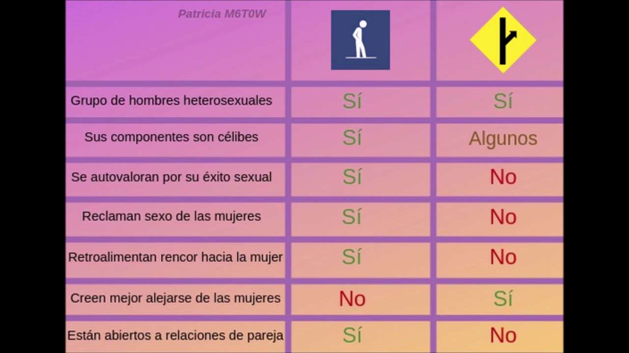 Diferencias entre MGTOW e Incel (comparativa). - YouTube