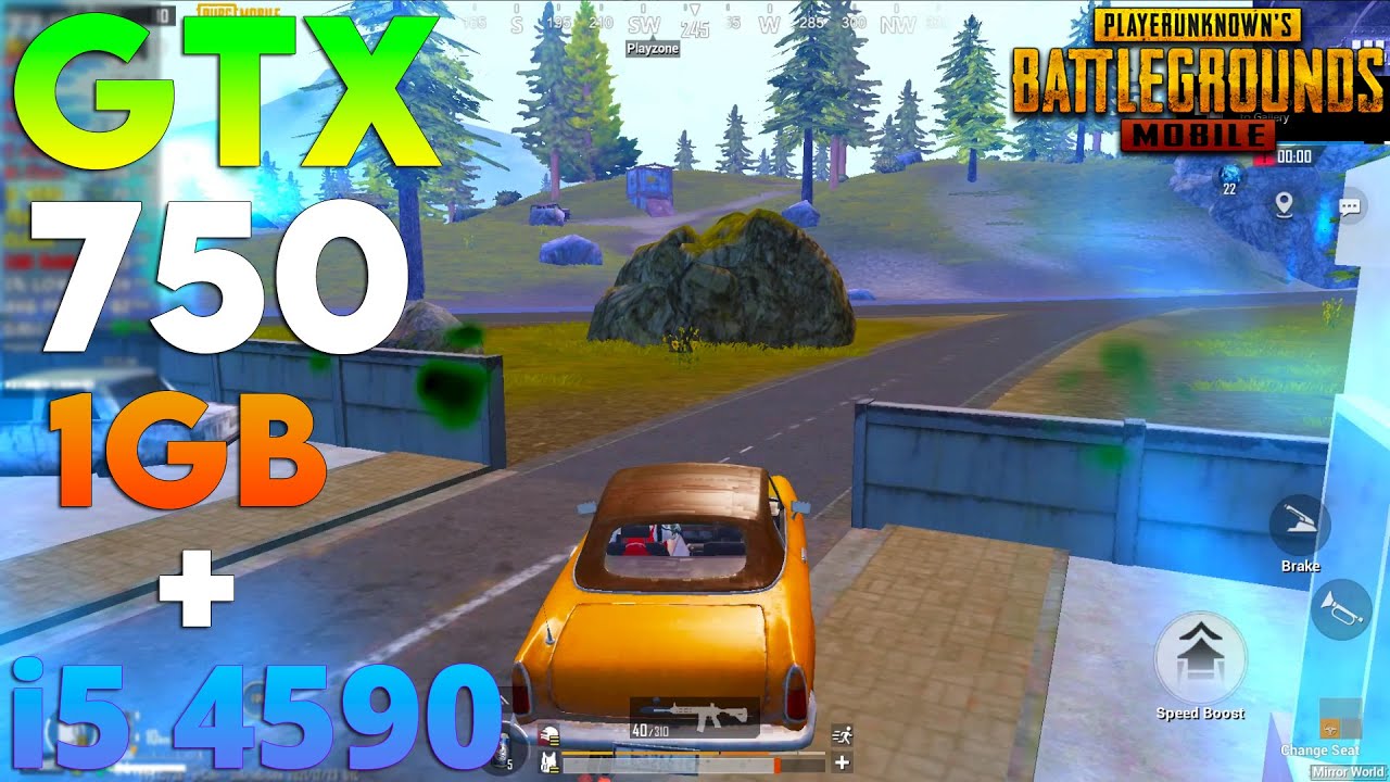 PUBG Mobile Test On GTX 750 1GB | i5 4590 + GTX 750 1GB - YouTube