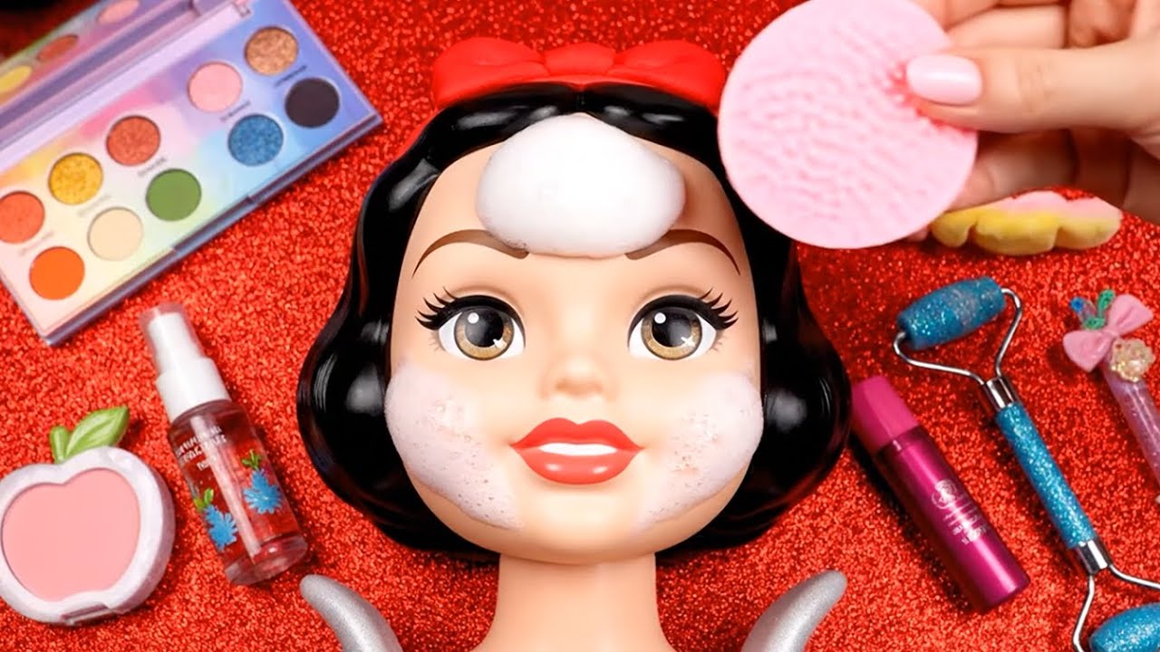Snow White ASMR Skincare & Makeup Secrets for a Magical Night of ...