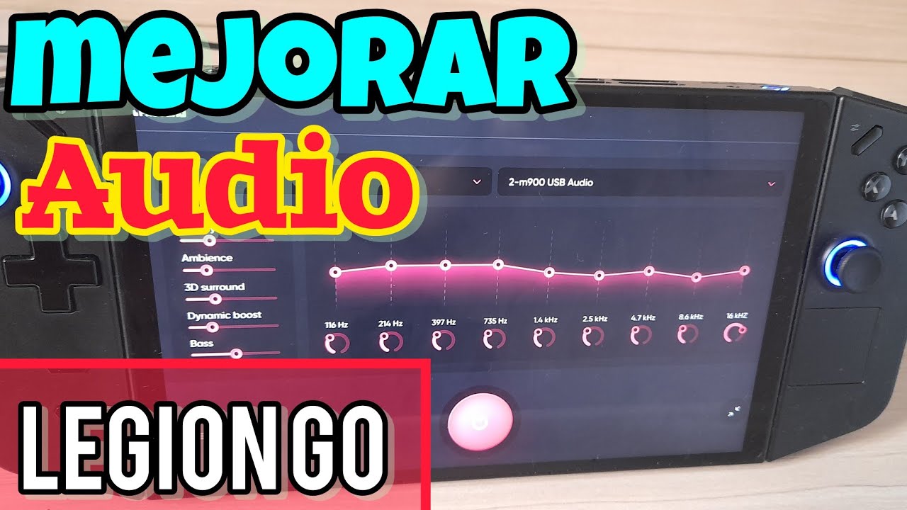 Legion Go - Mejorar audio - YouTube