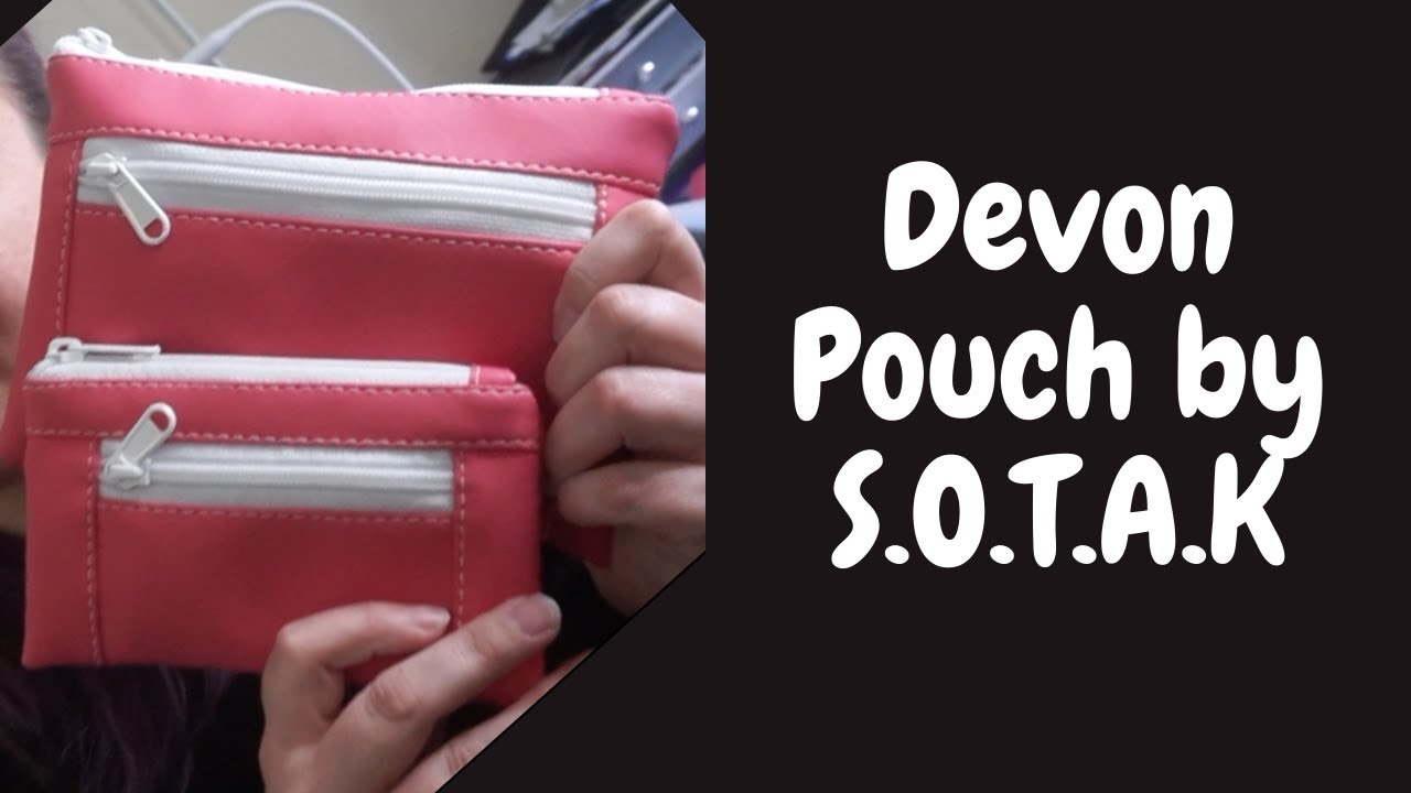 Devon pouch by S.O.T.A.K pattern review! - YouTube