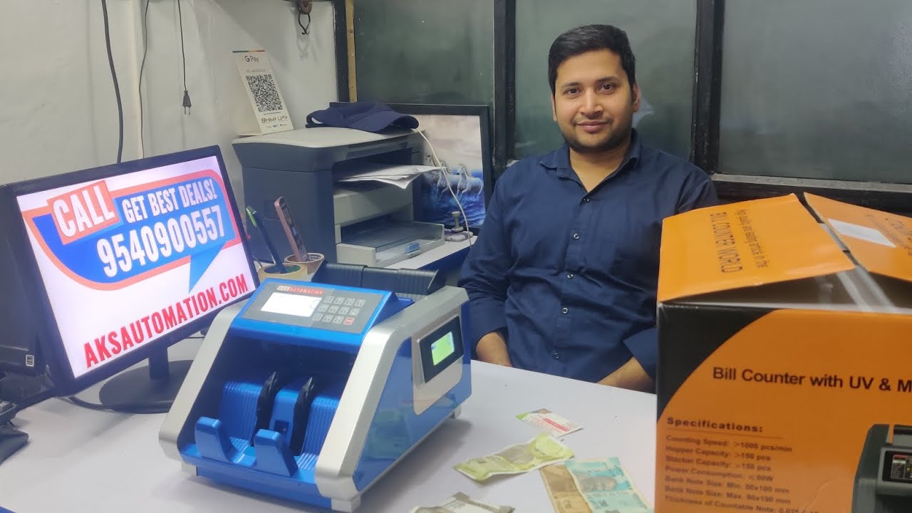 Fully Automatic Bill Counter and Detector/ JN 801LCD Dual Display Note ...
