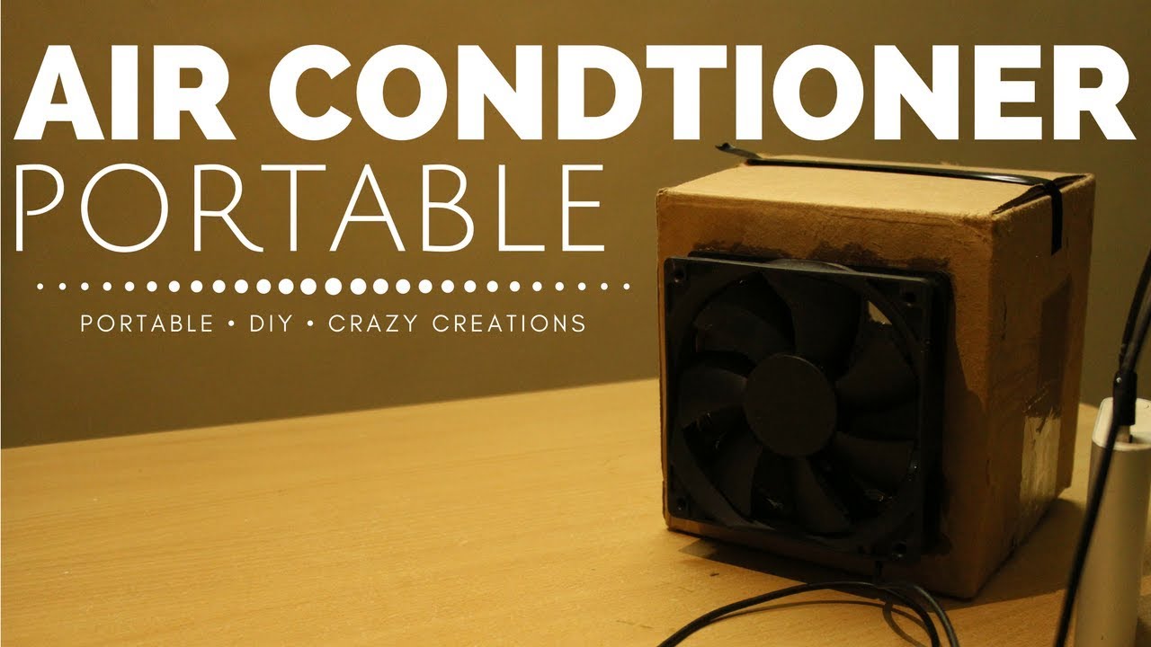 How to Make Air Conditioner, Portable & USB Powered - YouTube