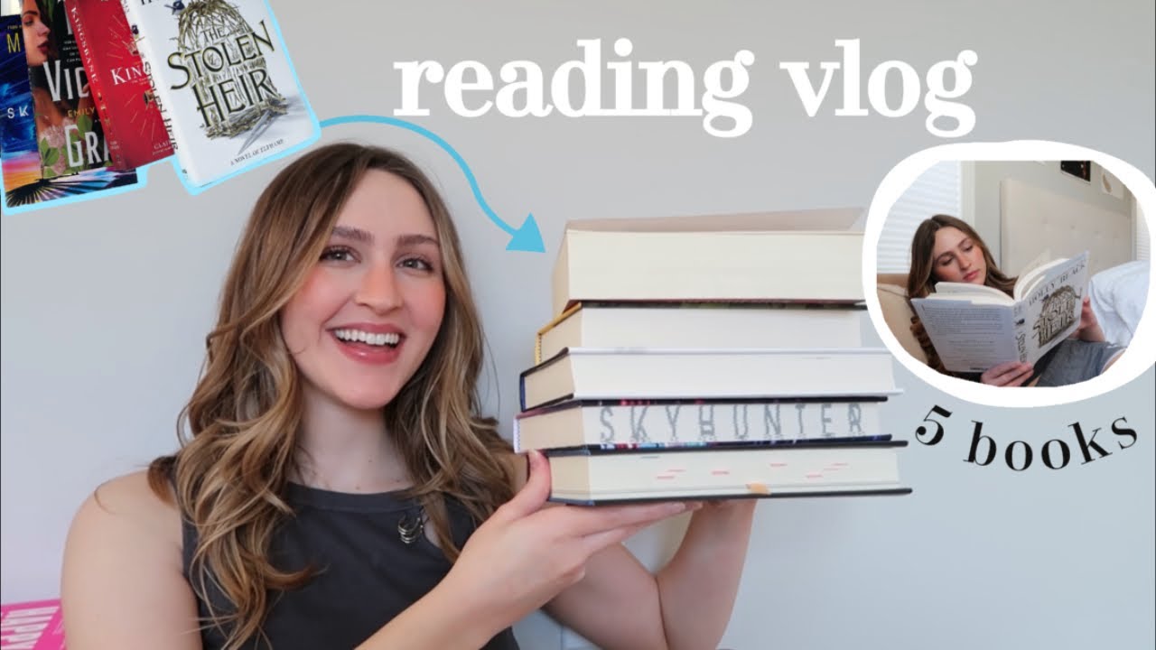 reading vlog ~ fantasy books! - YouTube