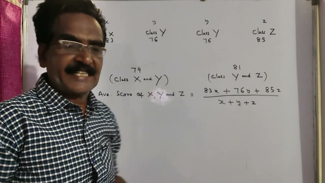 Three Math Classes X Y And Z Take An Algebra Test The Average Score Of Three Math Classes X Y And Z Take An Algebra Test The Average Score Of