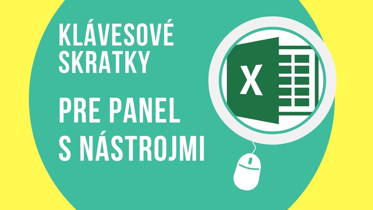 Klávesové skratky pre panel s nástrojmi Excel - YouTube