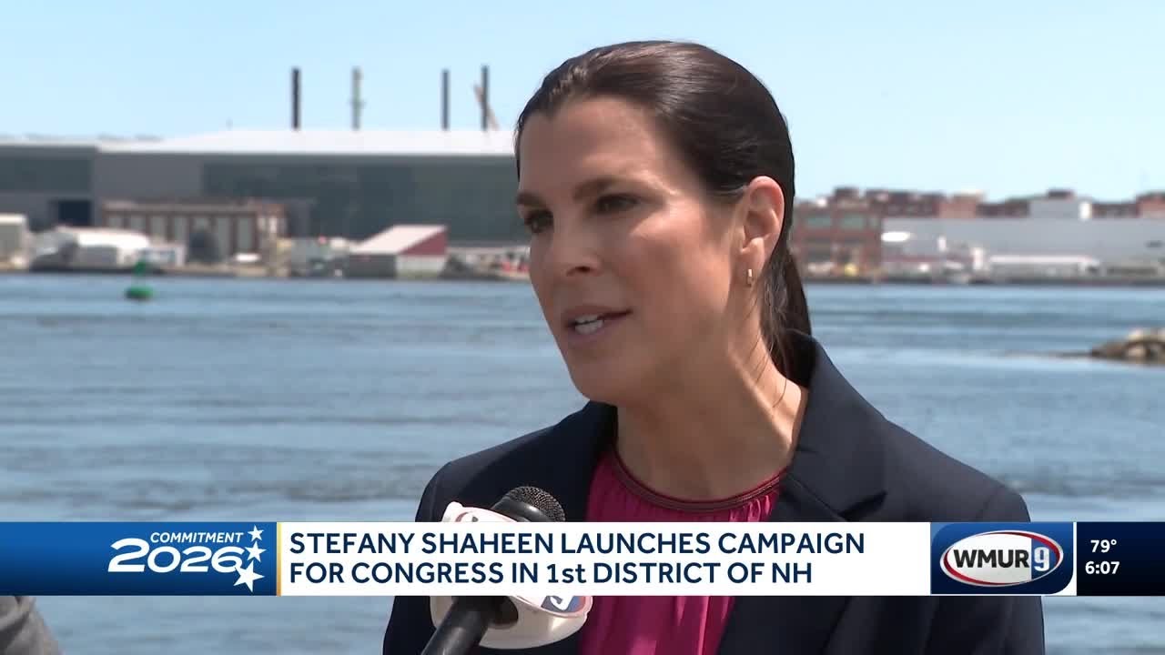 Stefany Shaheen launches campaign for Congress - YouTube