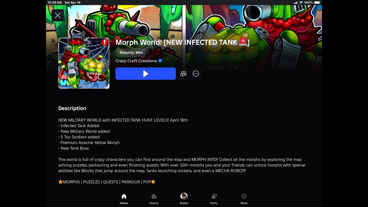 Morph World: New Infected Tank update is finally here... - YouTube