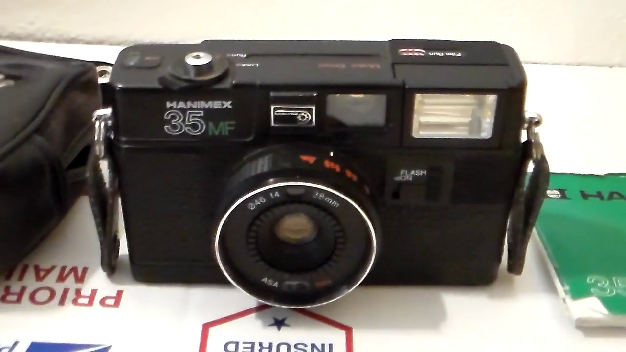 Hanimex Camera Vintage 35MM Film with Case and Manual $20 - YouTube