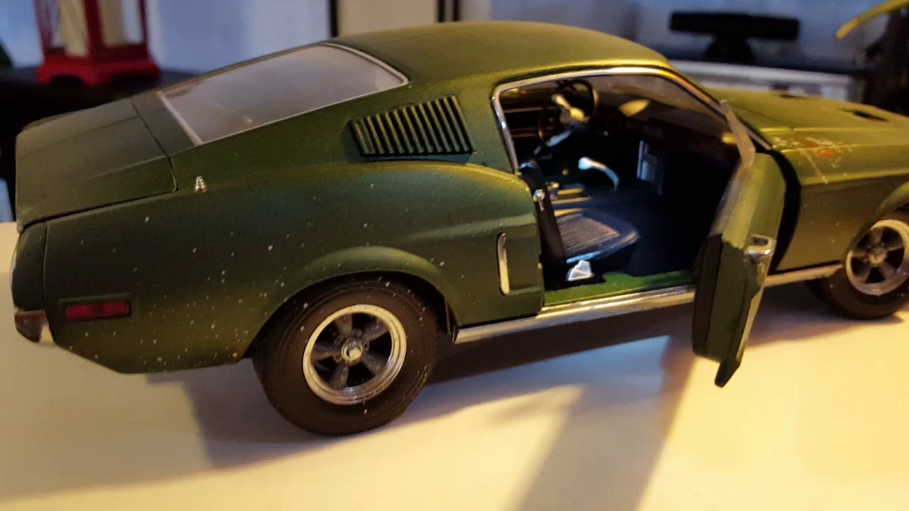 Unrestored Bullitt Mustang 1:18 Diecast Model - YouTube