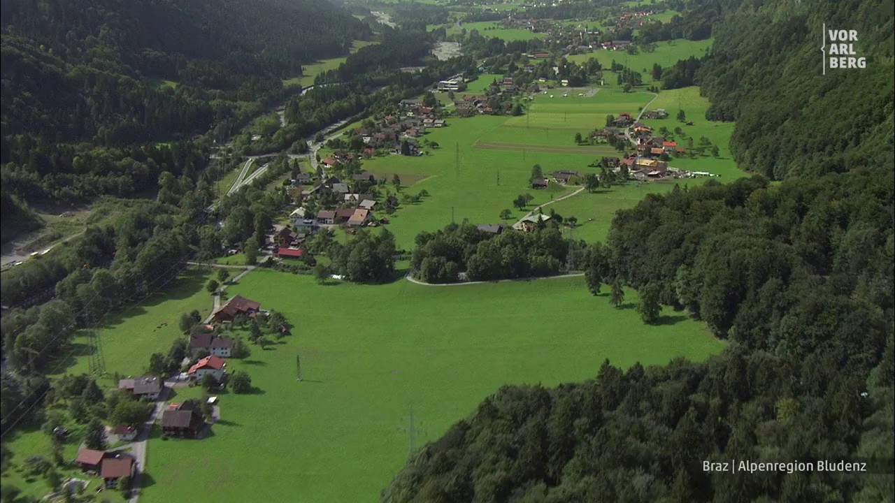 Vorarlberg von oben, Braz - YouTube
