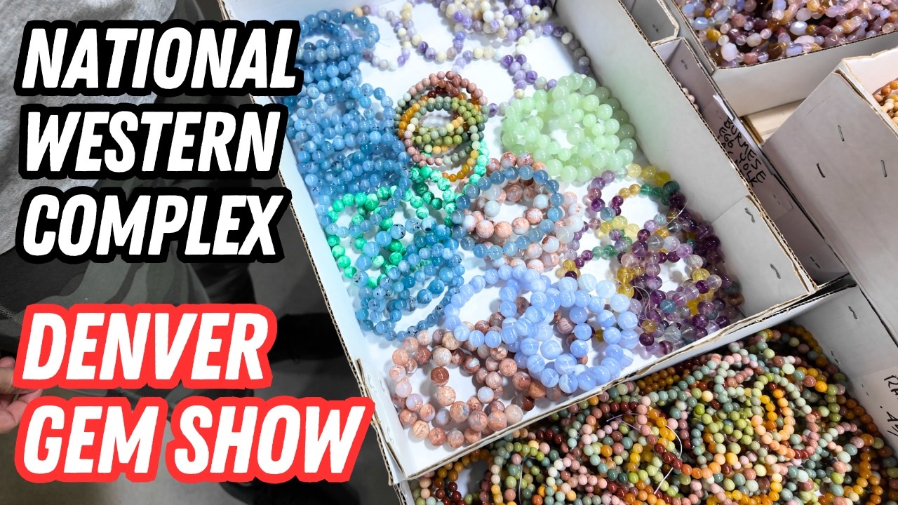 Denver Gem Show 2025 | Day 2 | National Western Complex | Crystal Shop ...