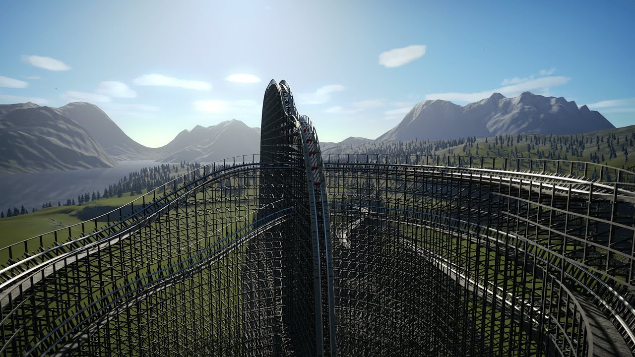 Rusty Oaks Roller Coaster POV - Planet Coaster - YouTube