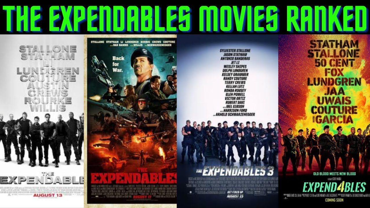 The Expendables Movies Ranked - YouTube