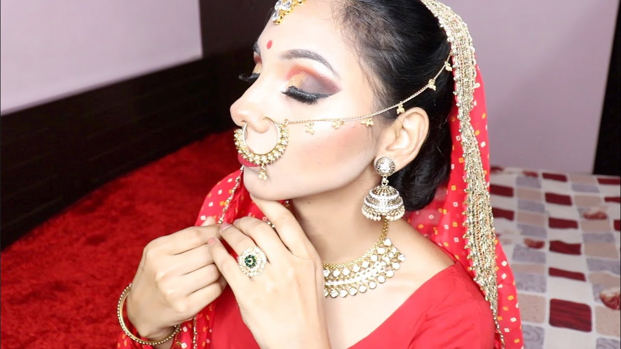How to do bridal makeup at home | Bridal Makeup Tutorial 2020 | SHARA ...