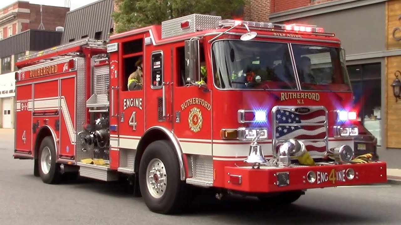 Rutherford Fire Department Engine 4 Responding 4-26-23 - YouTube
