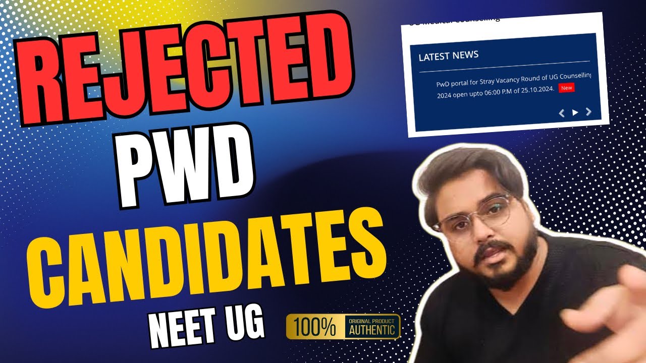 PWD Candidates Disability Certificate MCC Portal Is Open for the last ...